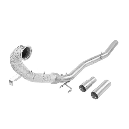 Golf Mk8 R Alpha Competition Decat Downpipe w/Shield